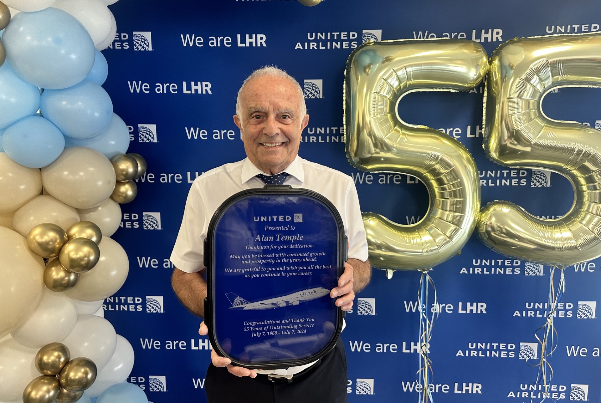 United Airlines is celebrating its longest serving UK employee. – Radio ...