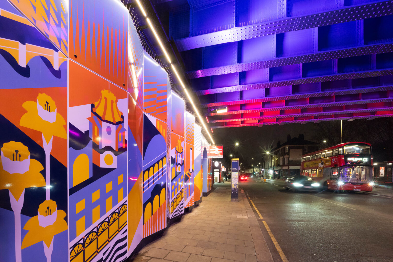 A new rail bridge underpass in Wandsworth has been unveiled after six ...