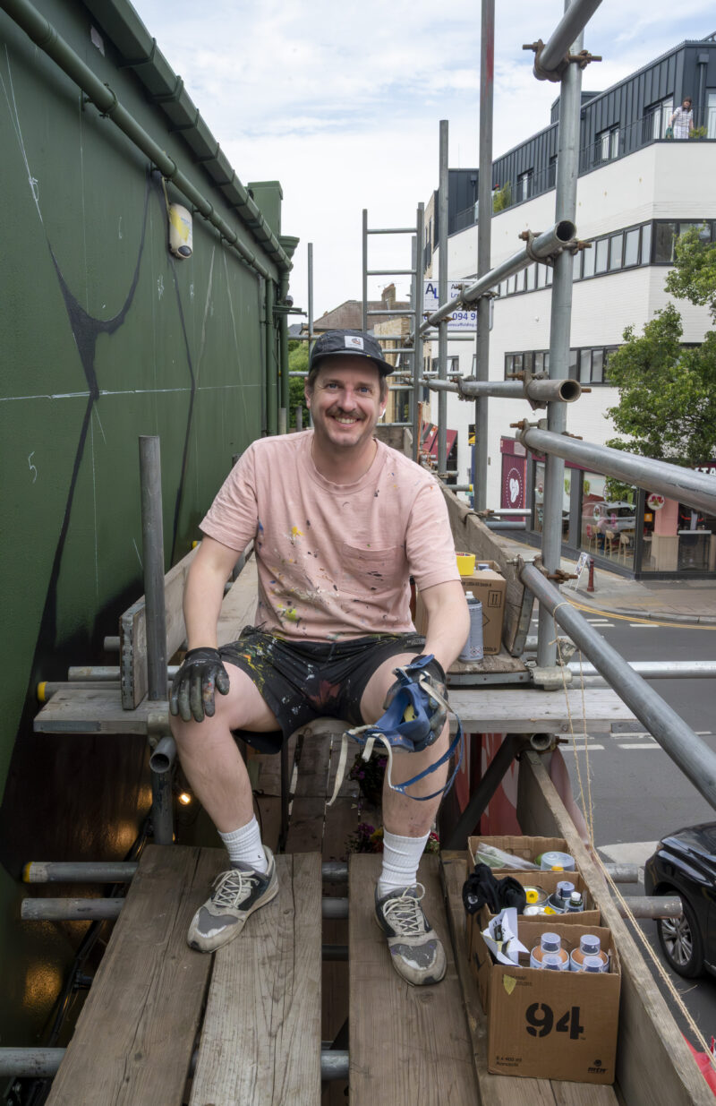 A new mural called The Surbiton Shuttle is being unveiled in Surbiton ...